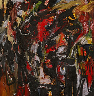 Ghada Jamal - Lebanon cityscape painting