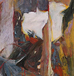 Ghada Jamal - Lebanon cityscape painting